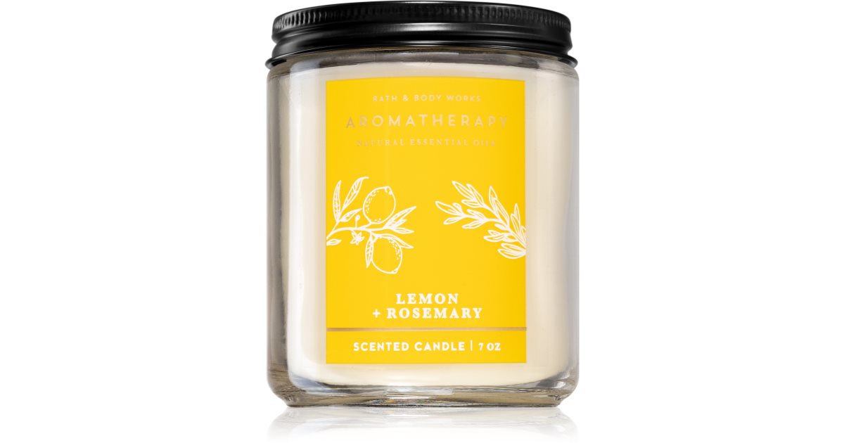 Bath & Body Works Lemon + Rosemary scented candle | notino.co.uk