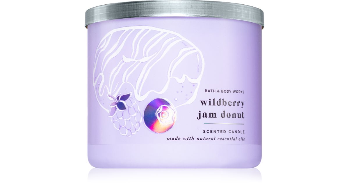 Bath & Body Works Wildberry Jam Donut kvapioji žvakė | notino.lt