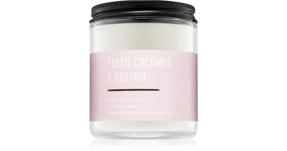 Bath & Body Works Fresh Coconut & Cotton scented candle | notino.co.uk