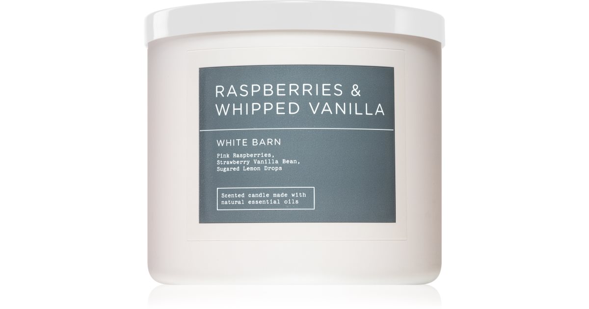 Bath & Body Works Raspberries & Whipped Vanilla aроматична свічка ...