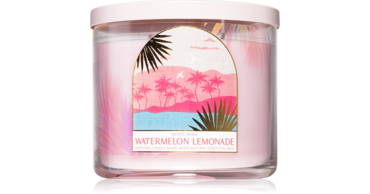 Bath And Body Works Watermelon Lemonade Vela Perfumada Notino Pt
