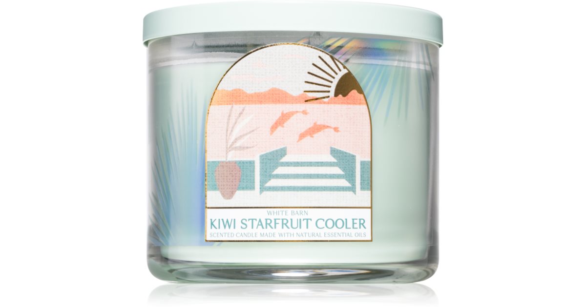 Bath & Body Works Kiwi Starfruit Cooler bougie parfumée aux huiles ...