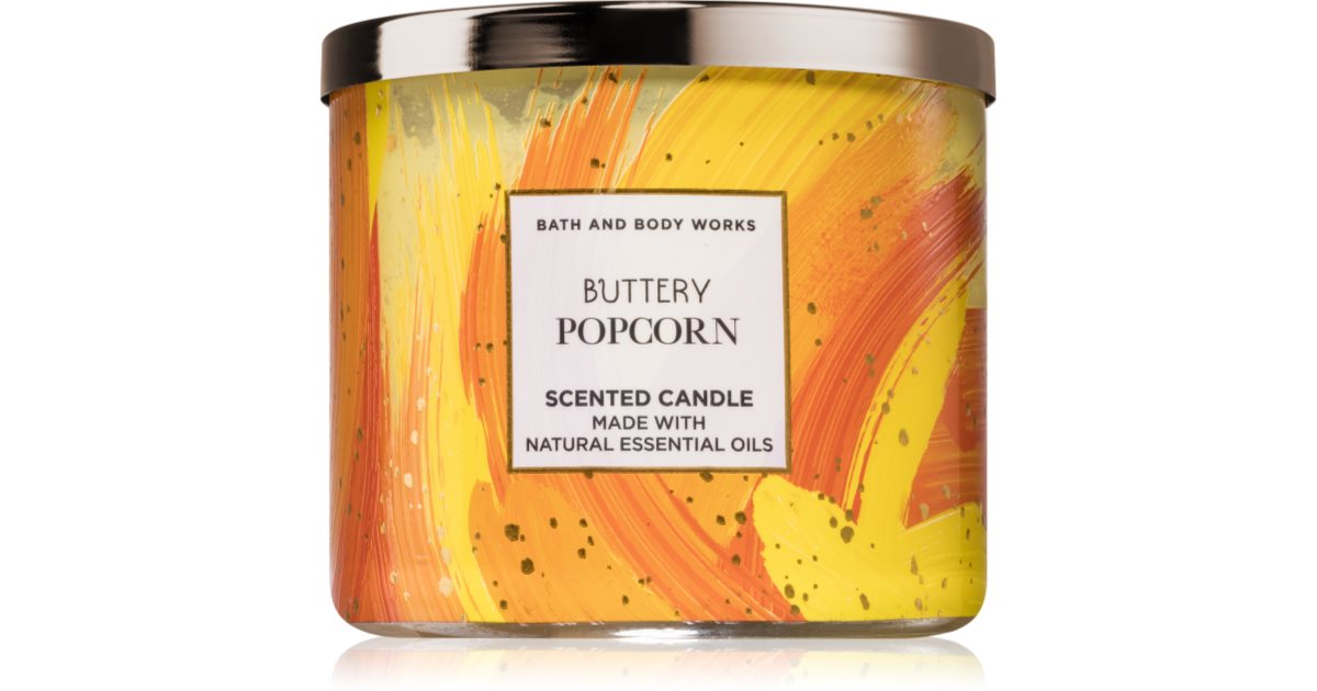 Bath & Body Works Buttery Popcorn kvapioji žvakė | notino.lt