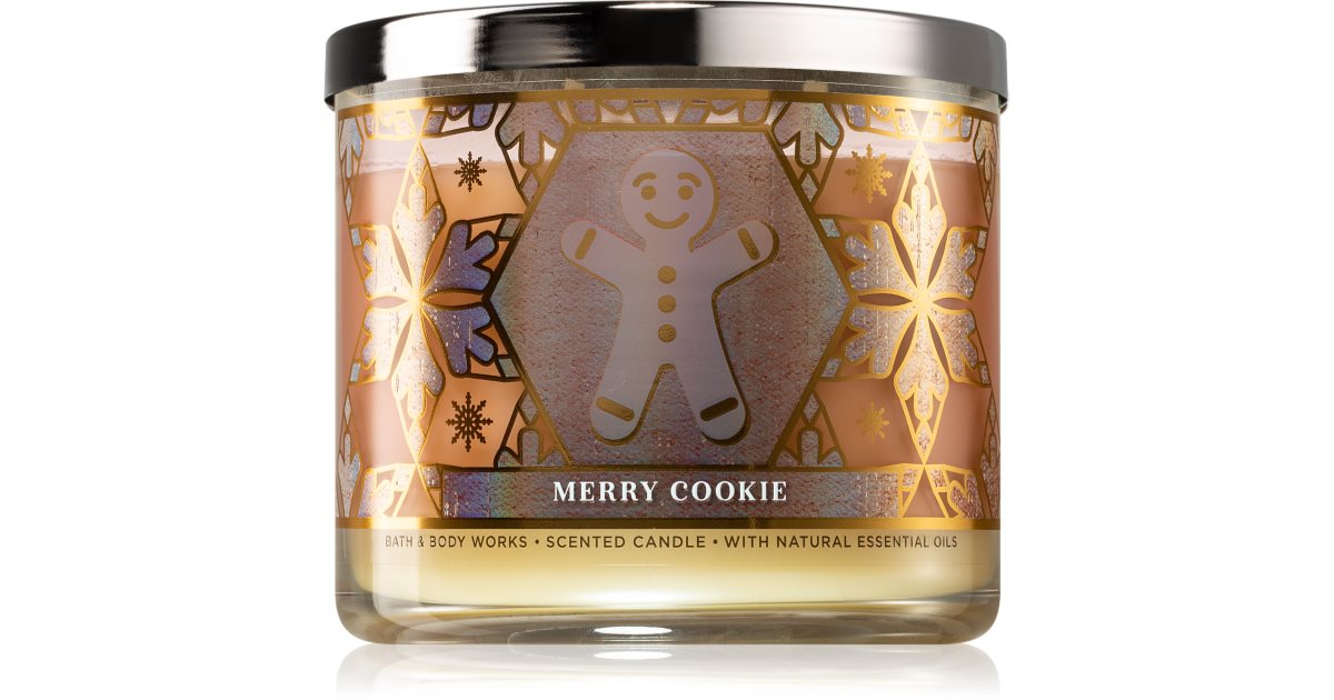 Bath & Body Works Merry Cookie scented candle I. | notino.ie
