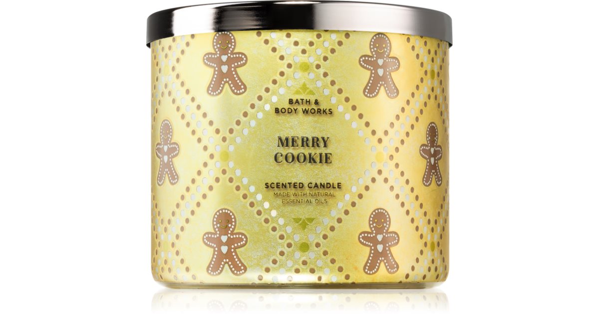 Bath & Body Works Merry Cookie vela perfumada | notino.es