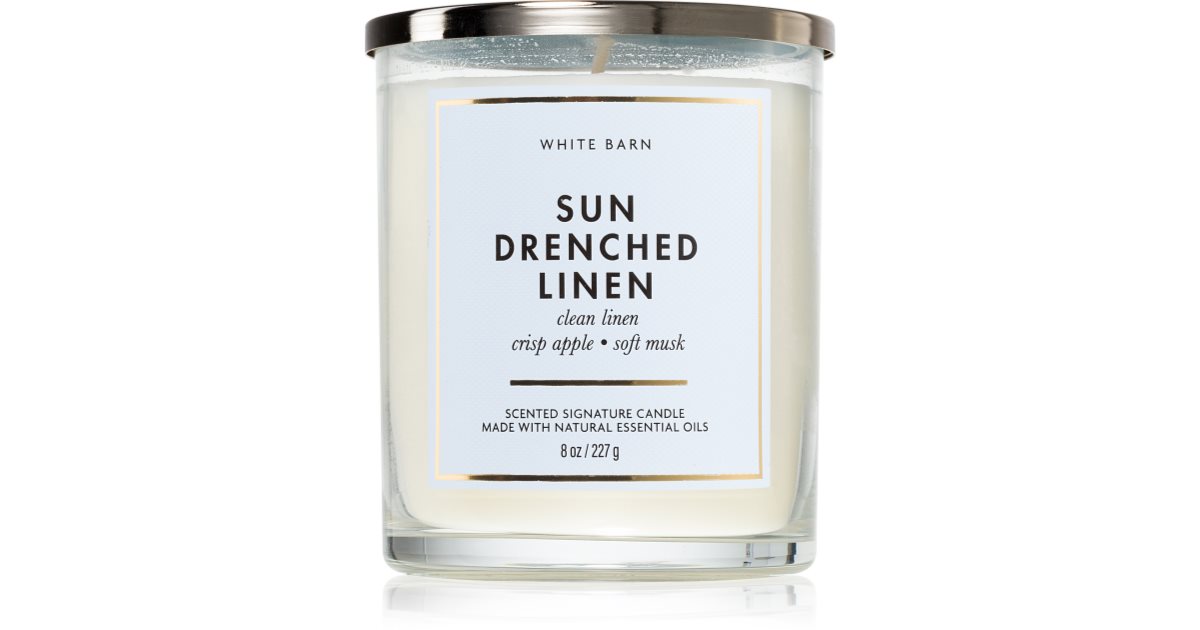Bath & Body Works Sun Drenched Linen candela profumata | notino.it