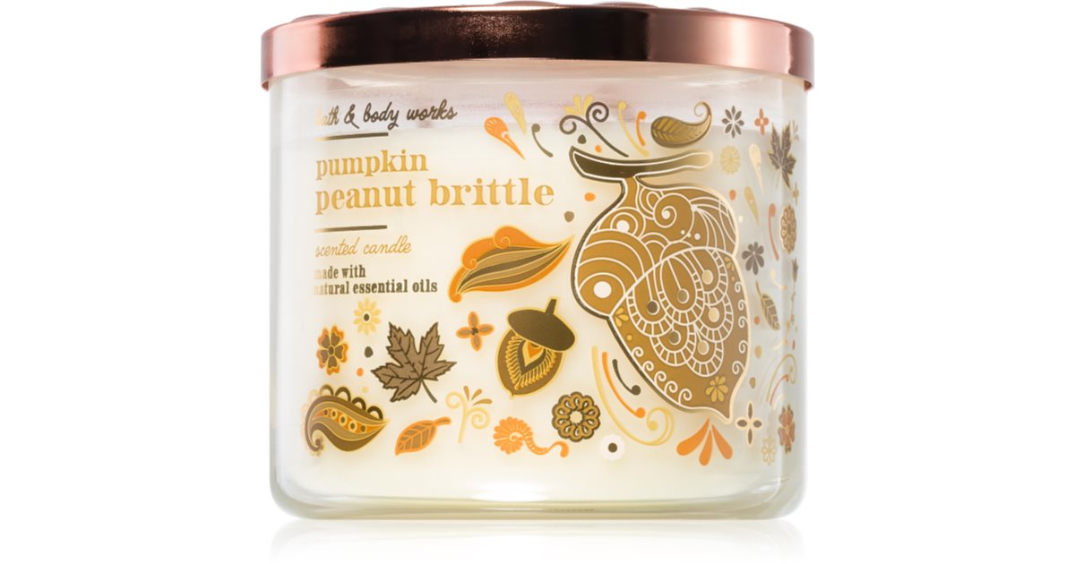 Bath & Body Works Pumpkin Peanut Brittle scented candle | notino.co.uk