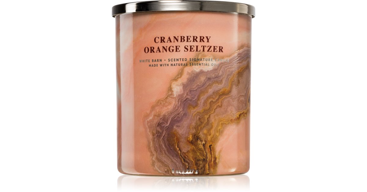 Bath & Body Works Cranberry Orange Seltzer scented candle | notino.co.uk