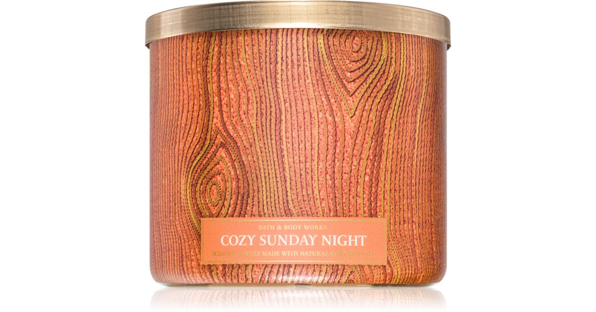 Bath & Body Works Cozy Sunday Night scented candle | notino.co.uk