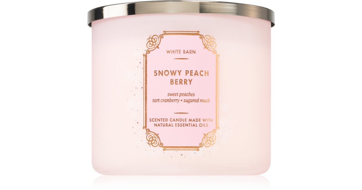 Bath & Body Works Snowy Peach Berry scented candle | notino.co.uk