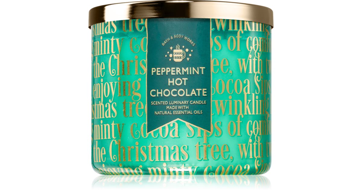Bath & Body Works Peppermint Hot Chocolate scented candle | notino.co.uk