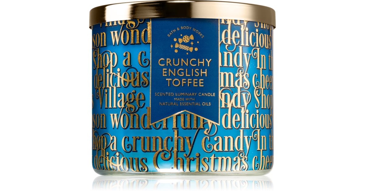 Bath & Body Works Crunchy English Toffee kvapioji žvakė | notino.lt