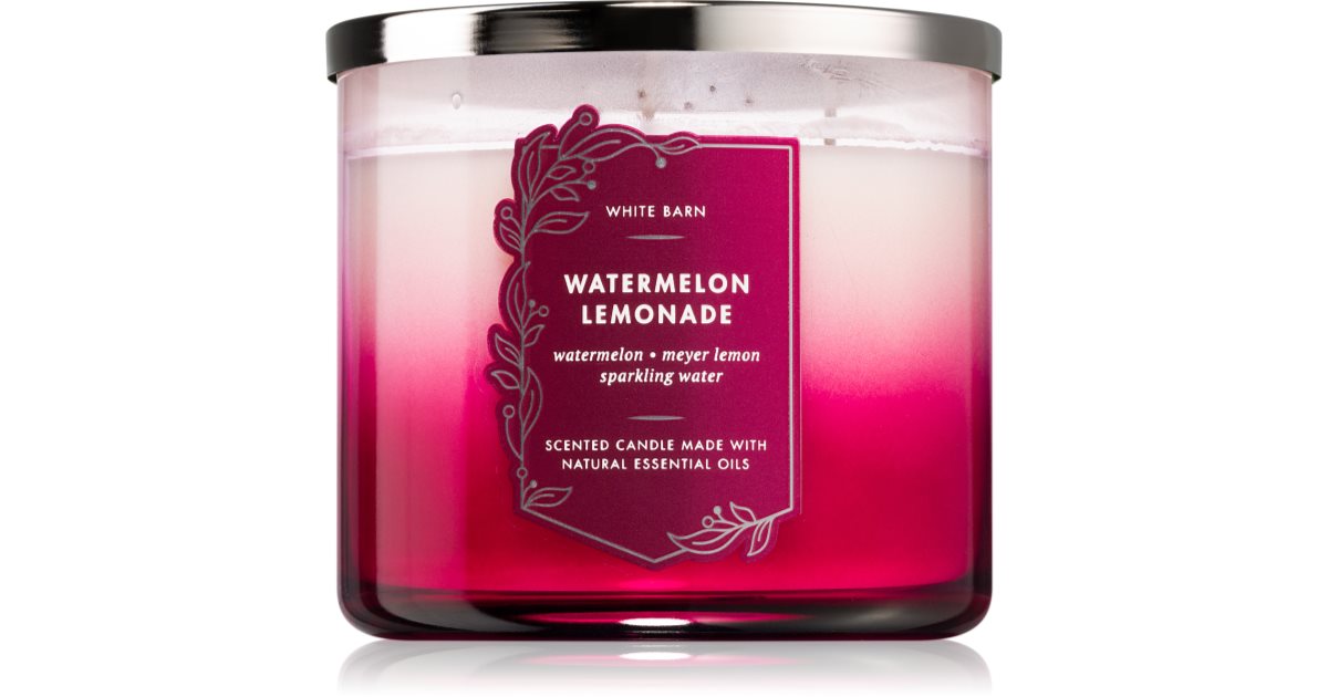 Bath And Body Works Watermelon Lemonade Bougie Parfumée Notino Fr