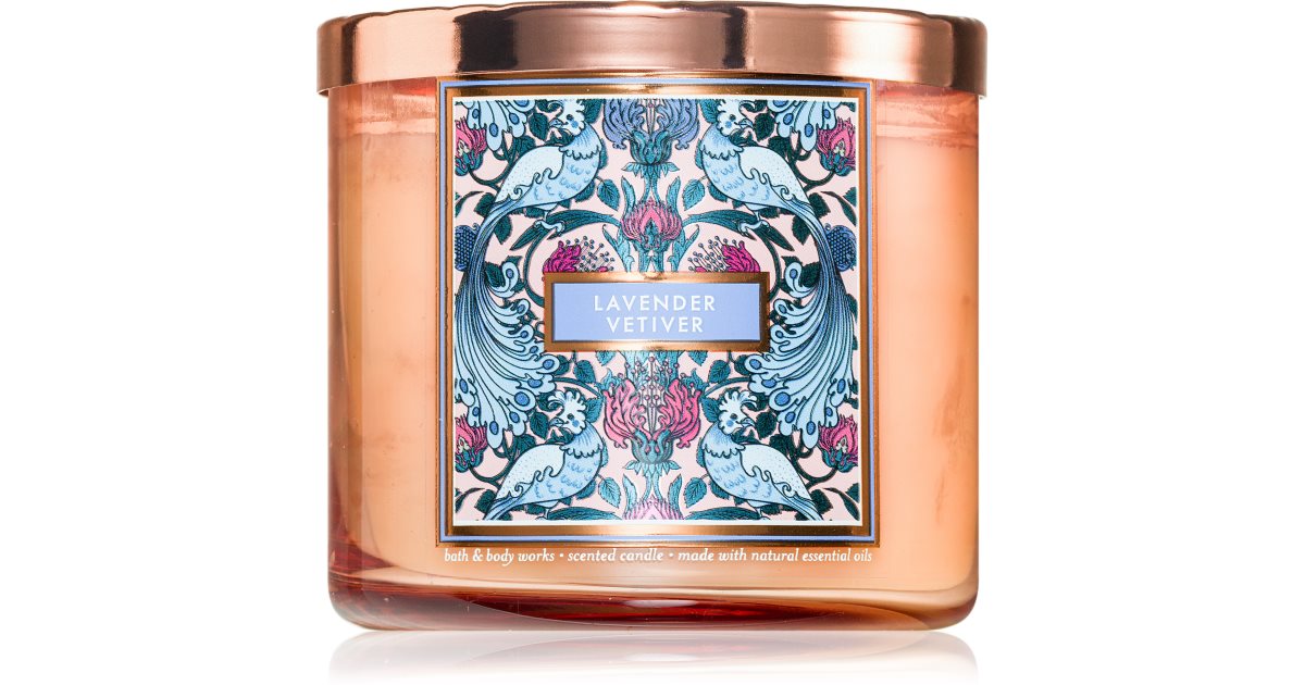 Bath & Body Works Lavender Vetiver kvapioji žvakė | notino.lt