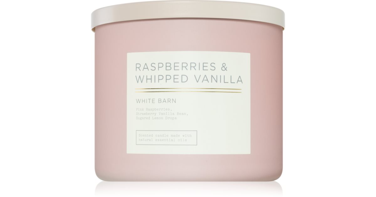 Bath & Body Works Raspberry & Whipped Vanilla kvapioji žvakė | notino.lt