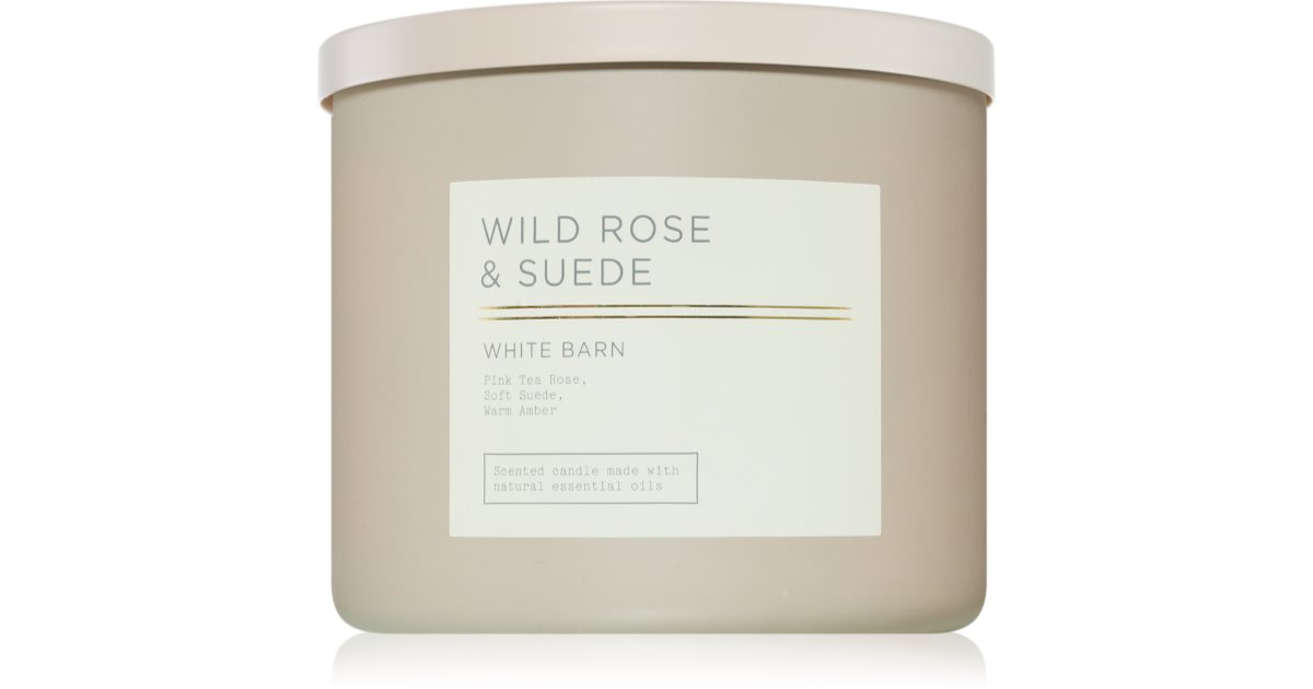 Bath & Body Works Wild Rose & Suede scented candle | notino.ie