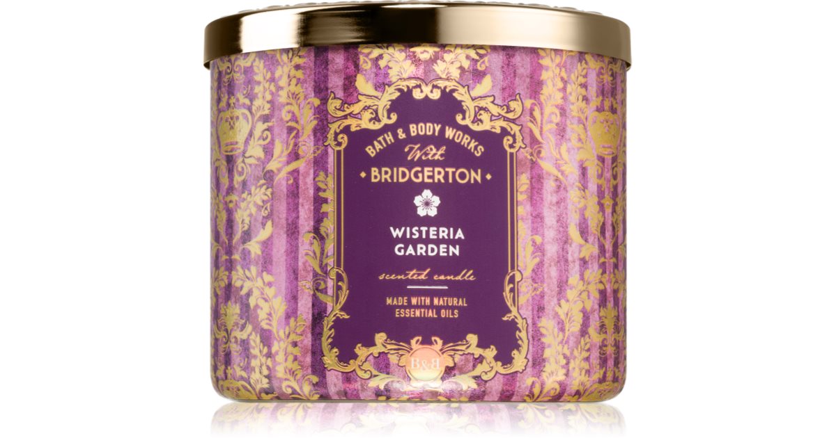 Bath & Body Works Bridgerton Wisteria Garden kvapioji žvakė | notino.lt