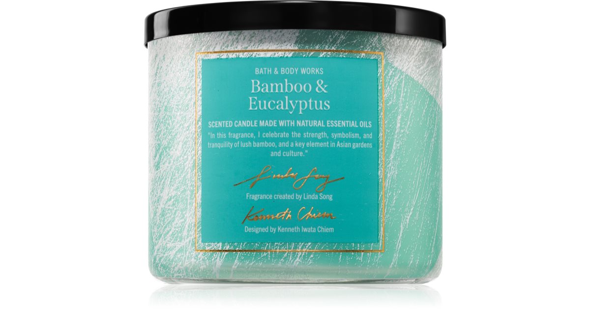 Bath & Body Works Bamboo & Eucalyptus scented candle | notino.co.uk