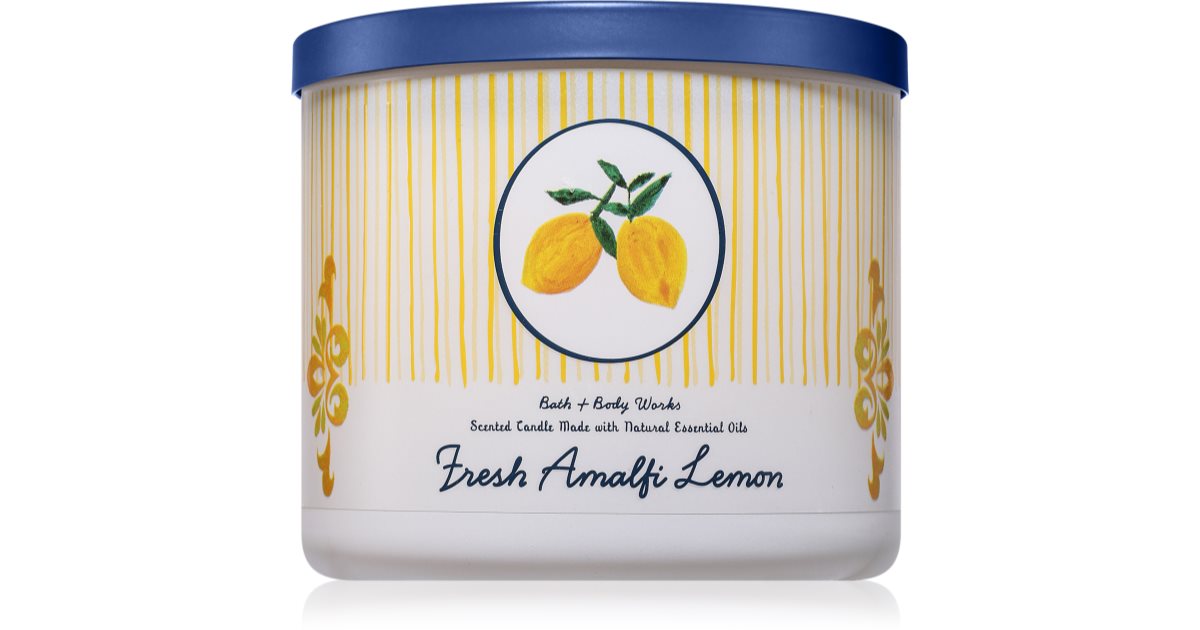 Bath & Body Works Fresh Amalfi Lemon scented candle | notino.co.uk