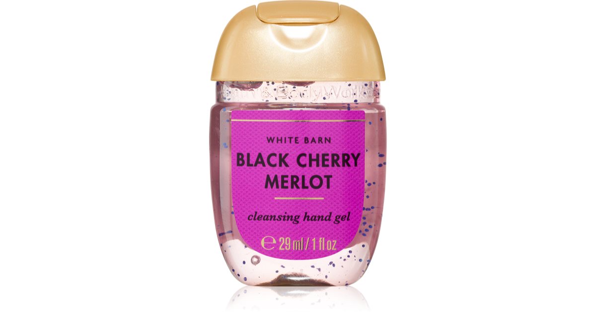 Bath & Body Works Black Cherry Merlot Pocketbac почистващ гел за ръце | notino.bg