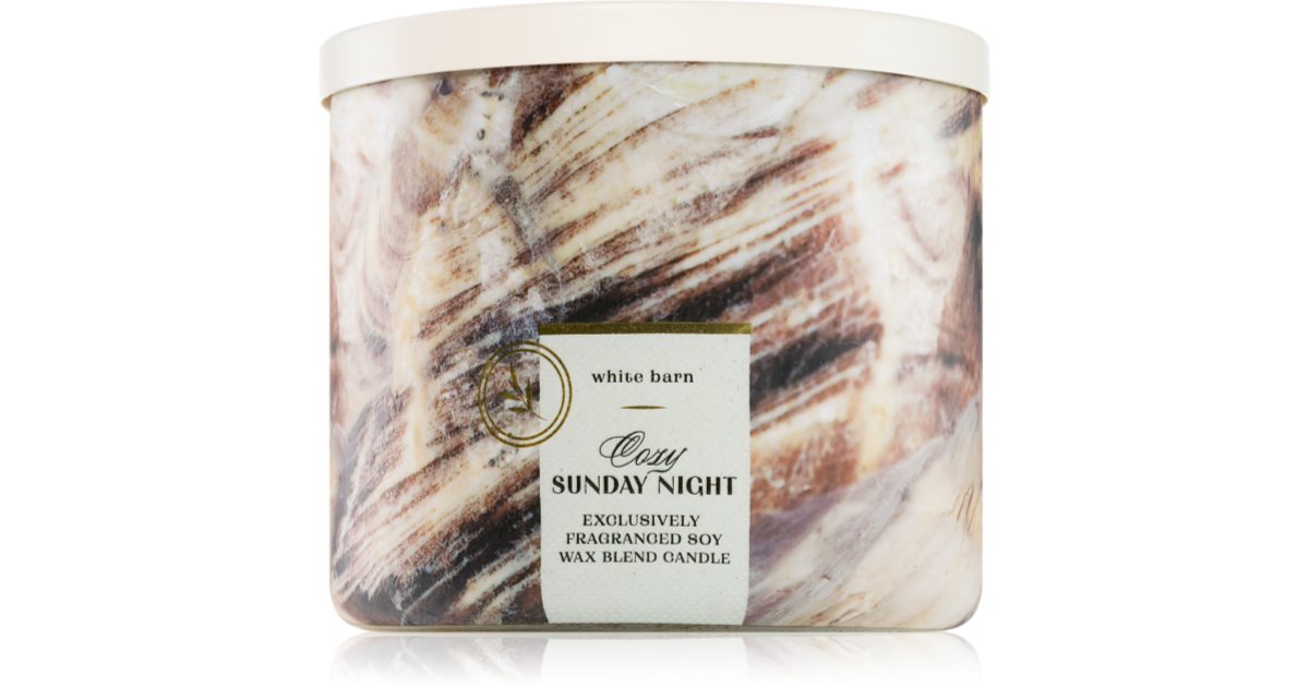Bath & Body Works Cozy Sunday Night geurkaars | notino.nl