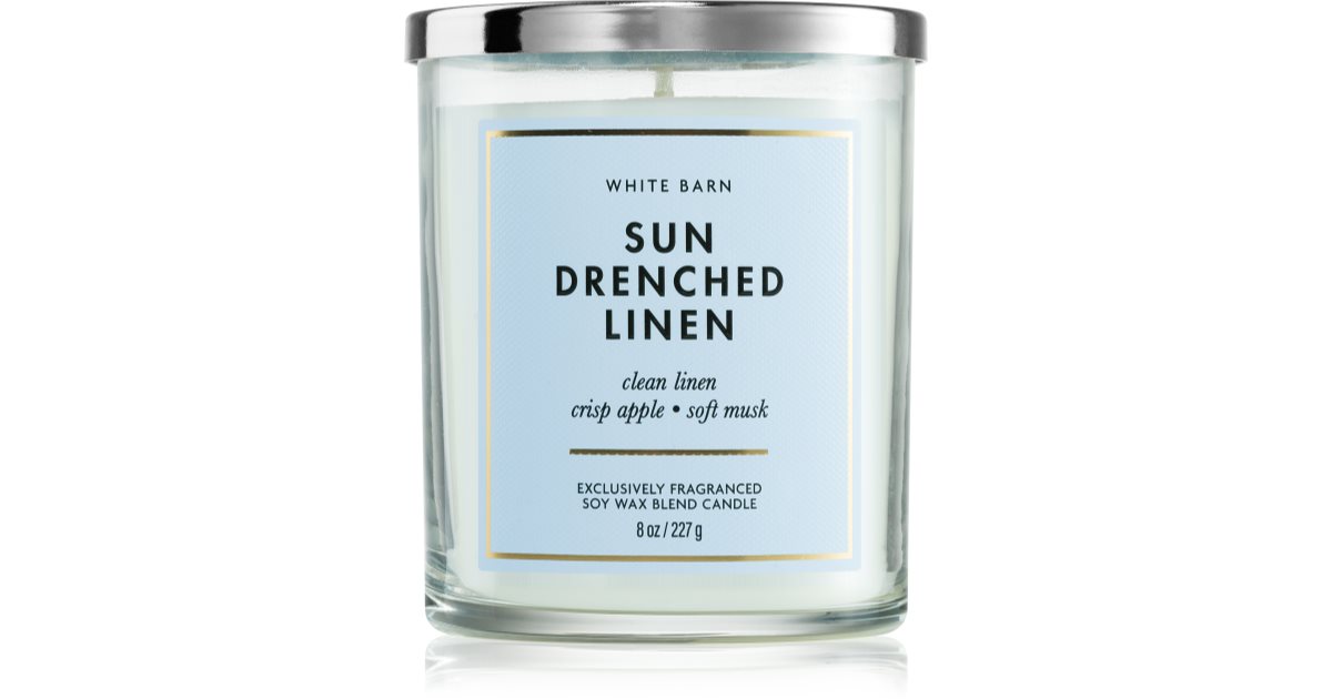Bath & Body Works Sun-Drenched Linen vonná svíčka | notino.cz