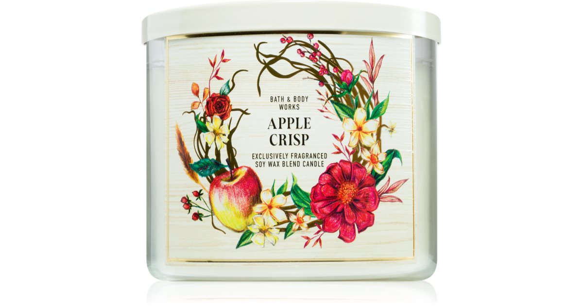Bath & Body Works Apple Crisp aromatizēta svece | notino.lv
