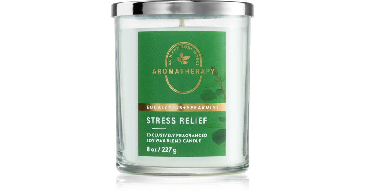 Bath & Body Works Stress Relief Eukalyptus Spearmint scented candle ...