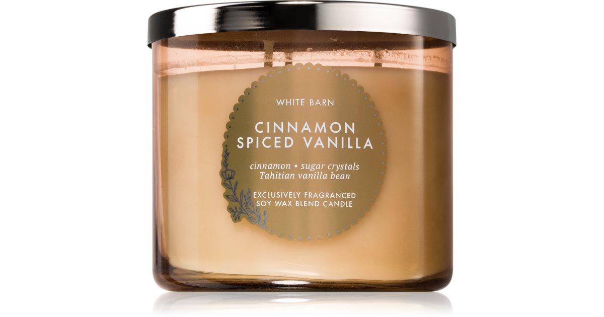 Bath & Body Works Cinnamon Spiced Vanilla bougie parfumée | notino.fr