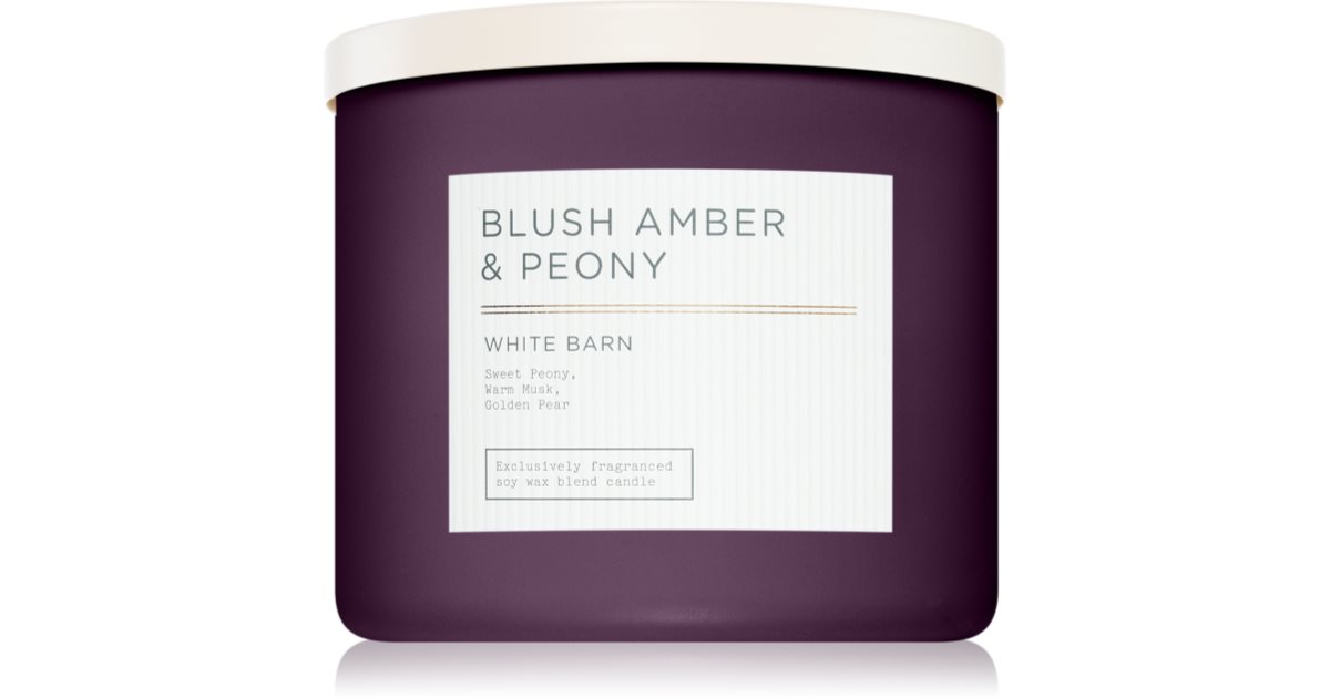 Bath & Body Works Blush Amber Peony vela perfumada | notino.es
