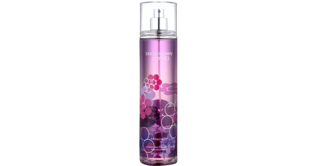 Bath & Body Works Black Raspberry Vanilla Body Spray for Women 236 ml ...