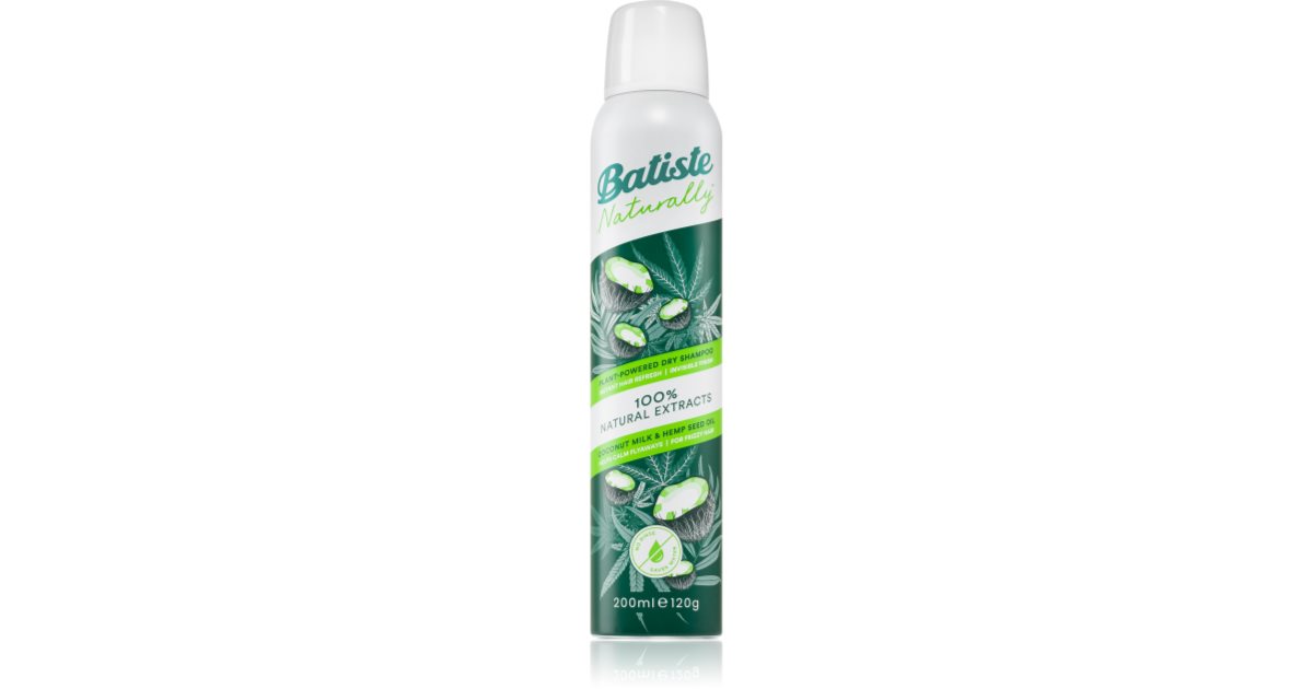 Batiste Naturally Coconut & Hemp сухий шампунь для абсорбції секрету ...