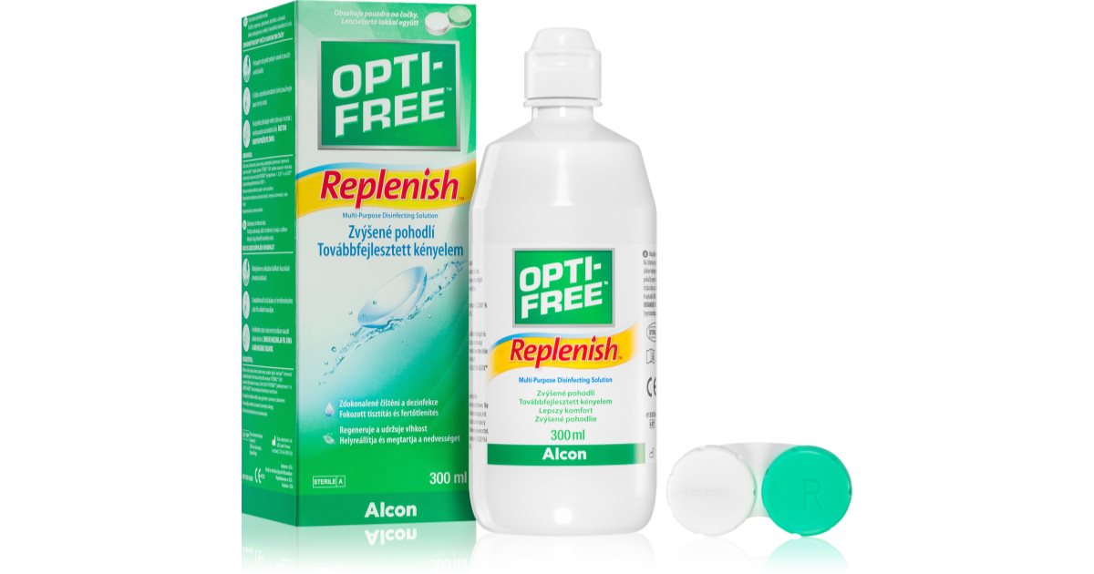 Alcon OPTI-FREE RepleniSH solution for contact lenses | notino.co.uk