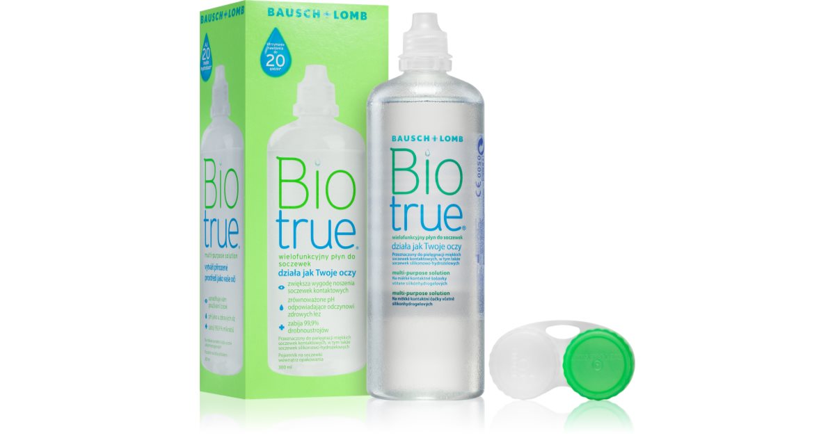 Bausch+Lomb Biotrue multi-purpose solution solution for contact lenses ...