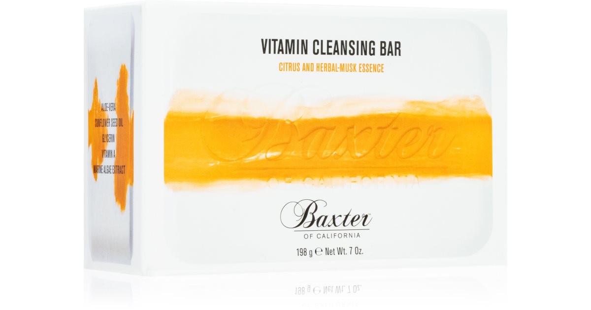Baxter of California Vitamin Cleansing Bar Citrus and Herbal-Musk ...