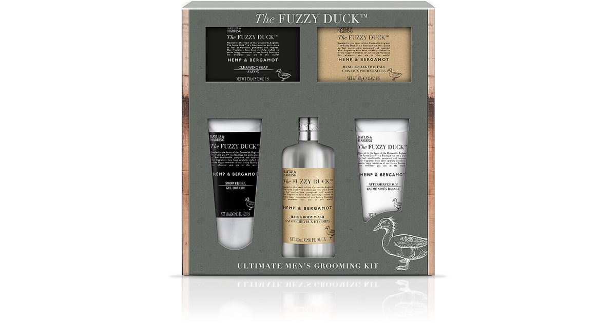 Baylis & Harding The Fuzzy Duck Men's Hemp & Bergamot gift set (for ...