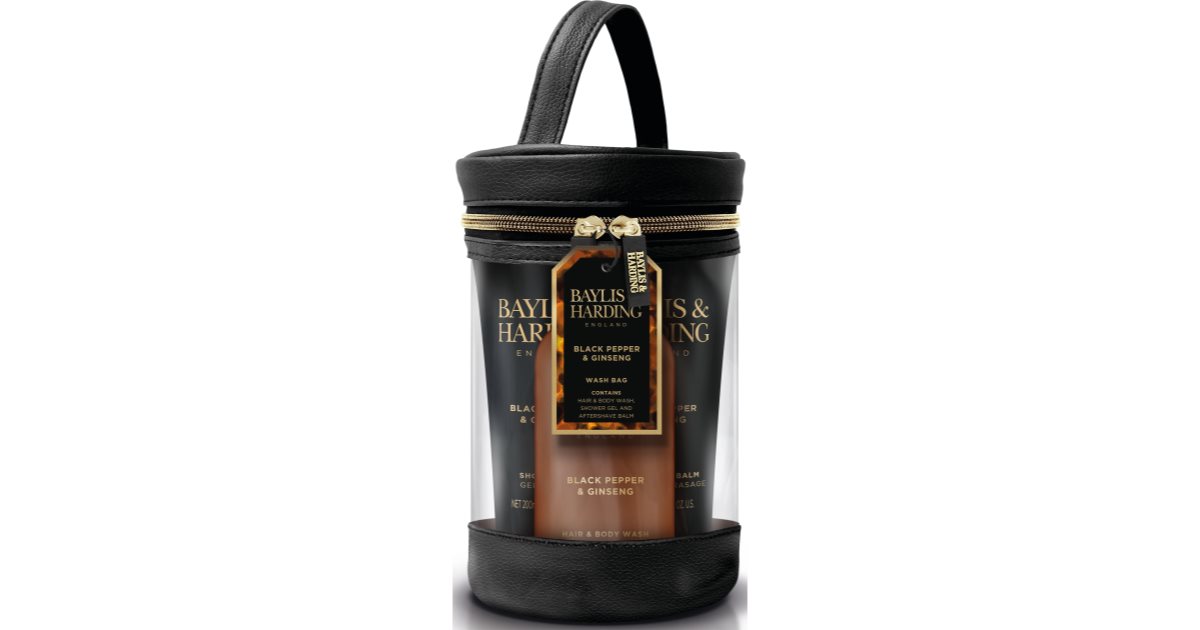 Baylis & Harding Black Pepper & Ginseng gift set II. (for bath) for men ...