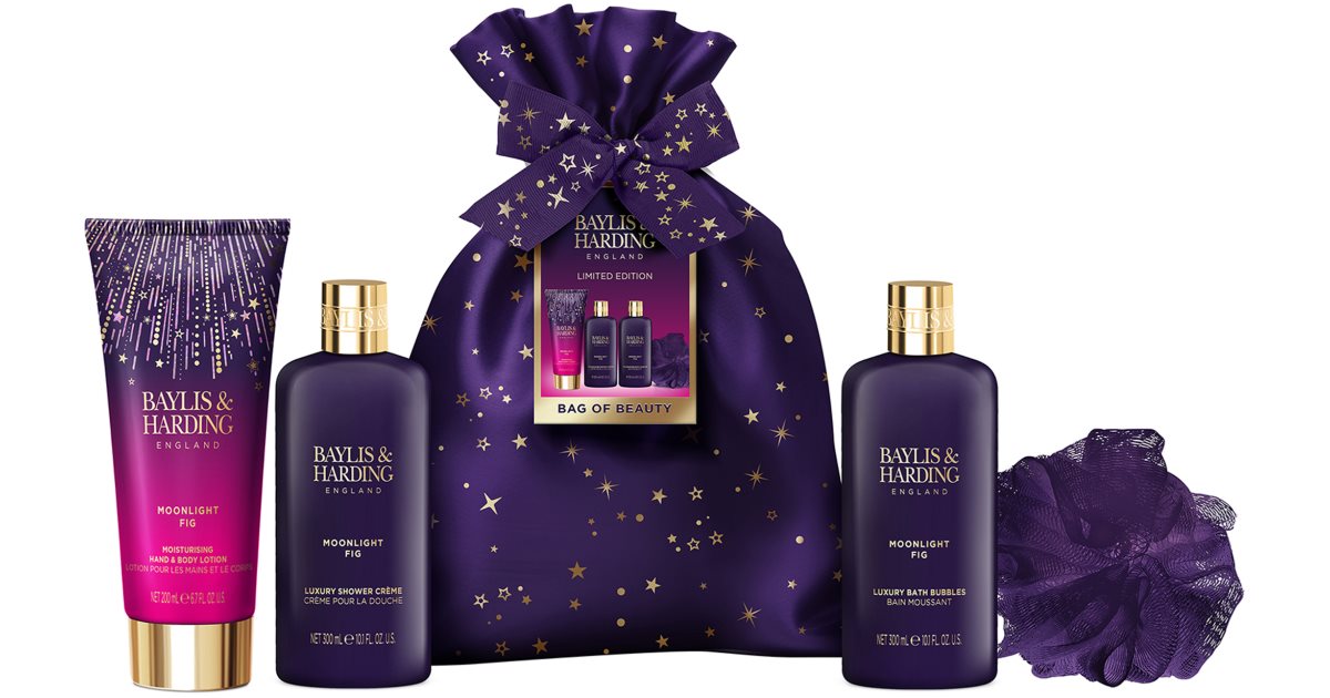 Baylis & Harding Fig & Pomegranate Gift Set for the bath Moonlight Fig ...