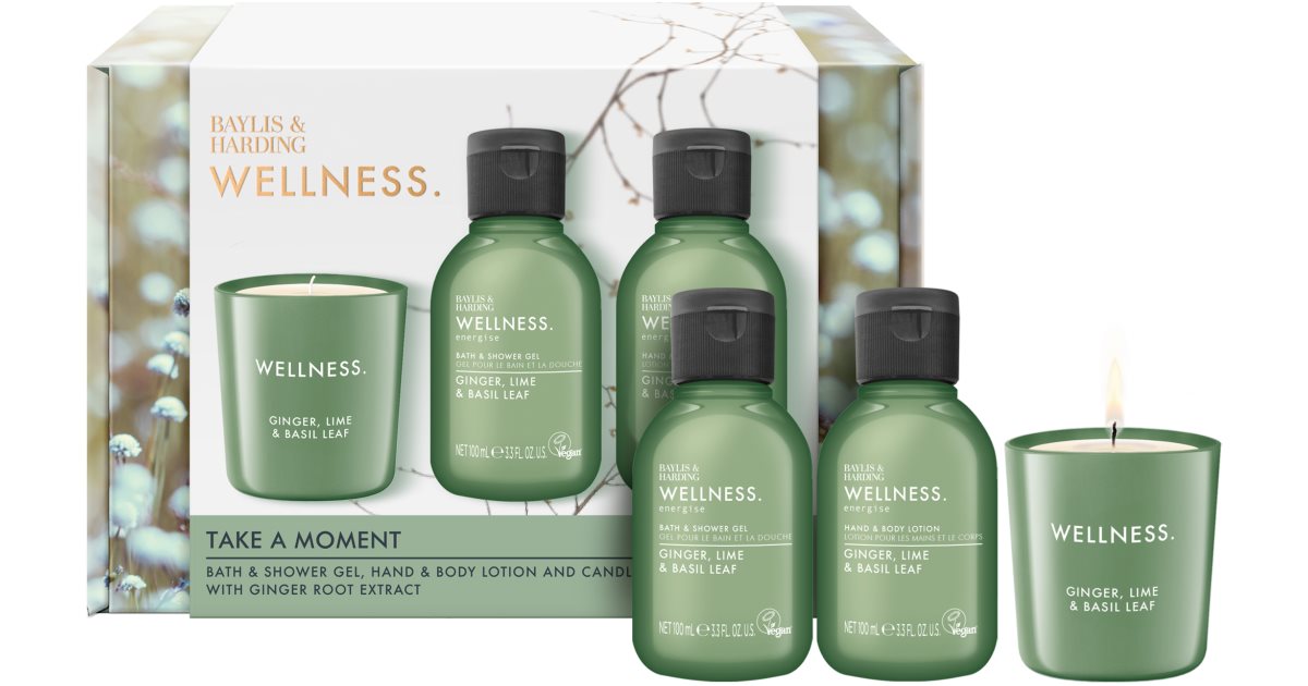 Baylis & Harding Wellness. Energise lahjasetti Ginger, Lime & Basil ...