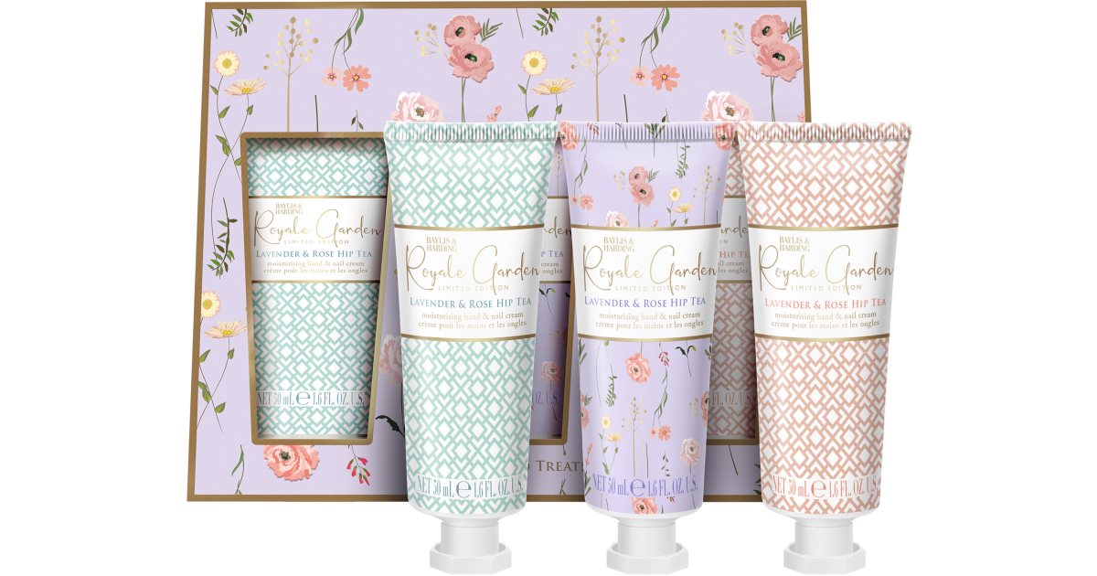 Baylis & Harding Royale Garden Lavender & Rose Hip Tea gift set for ...