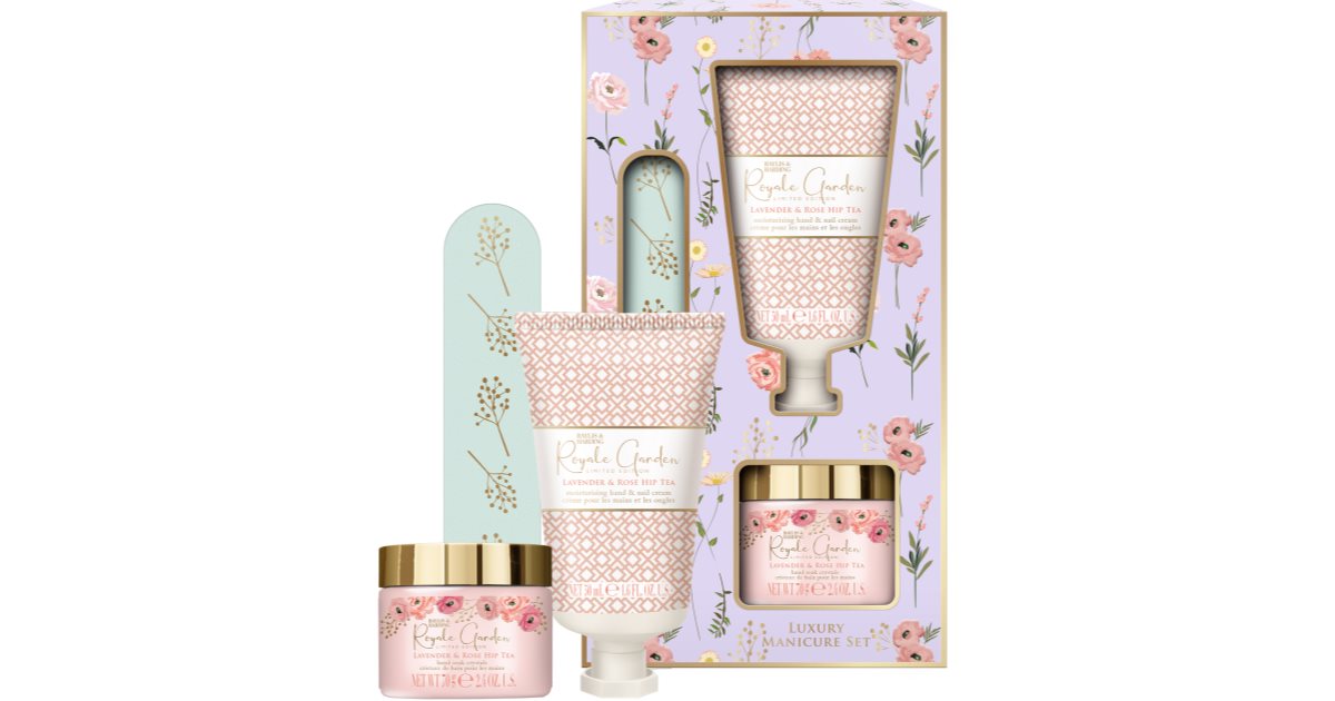Baylis & Harding Royale Garden Lavender & Rose Hip Tea gift set for ...