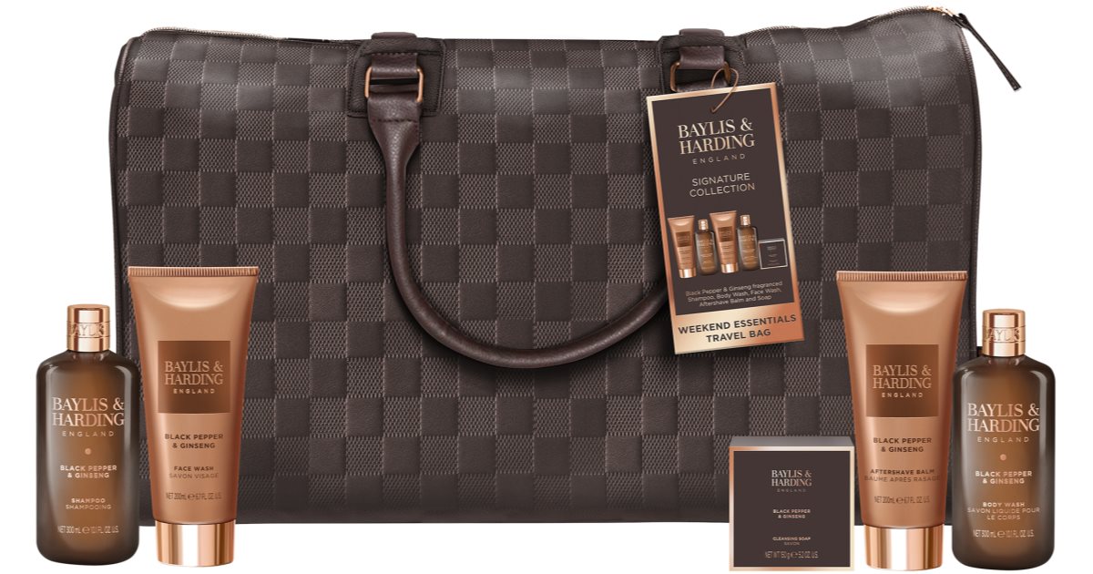 Baylis & Harding Black Pepper & Ginseng zestaw upominkowy na drogę