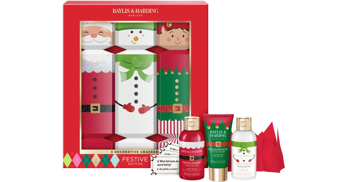 Baylis & Harding Festive Edition Decorative Crackers Gift Set | notino.ie