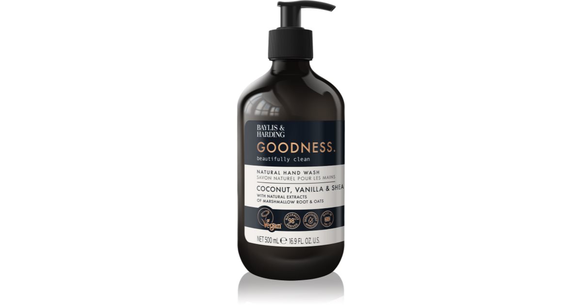 Baylis & Harding Goodness Coconut, Vanilla & Shea натурален течен сапун ...