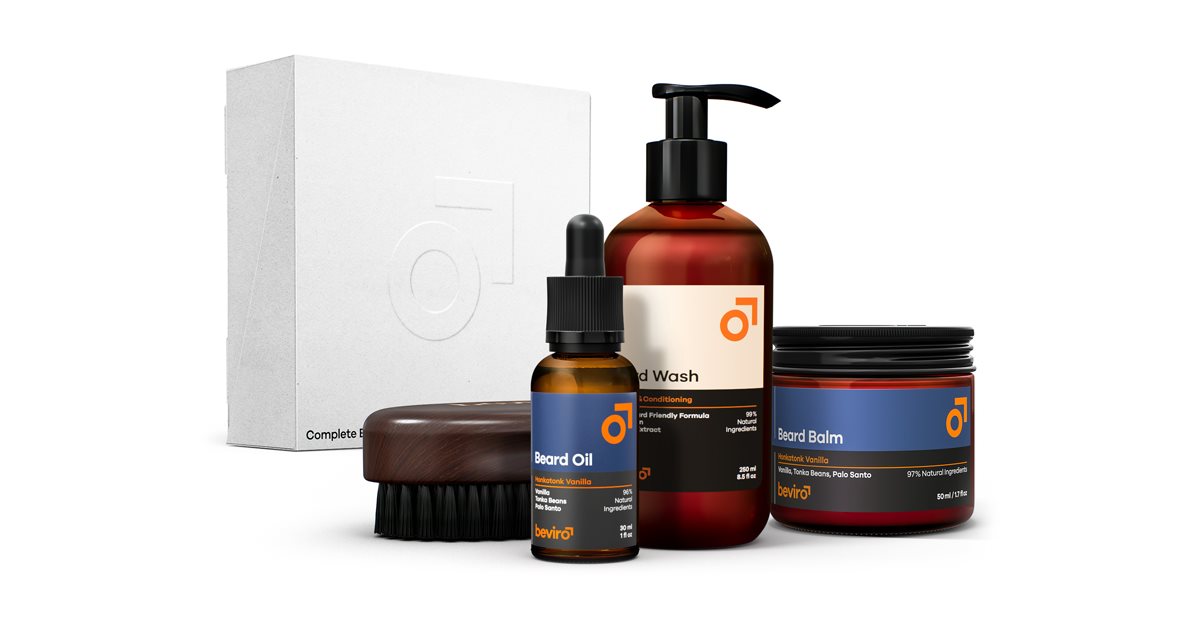 Beviro Complete Beard Set Honkatonk vanilla gift set (for beard) for ...