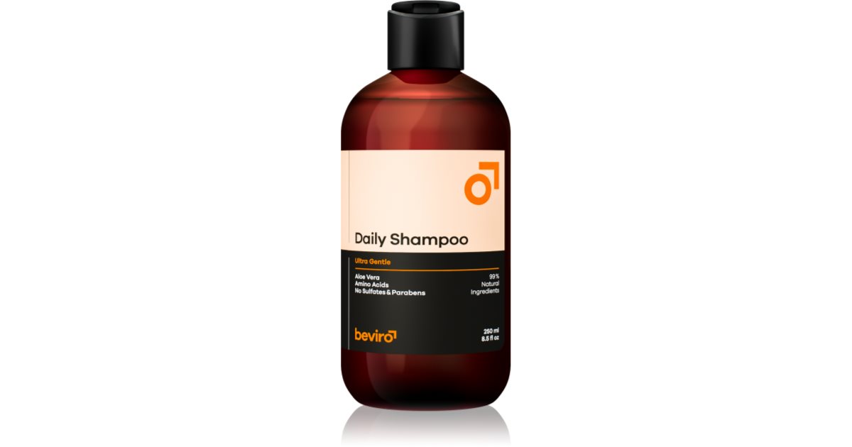 Beviro Daily Shampoo Ultra Gentle shampoo for men with aloe vera ...