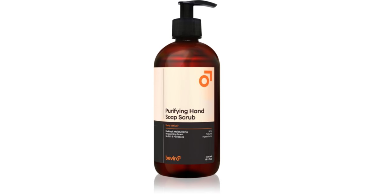 Beviro Purifying Hand Soap Scrup cleansing soap with exfoliating effect ...