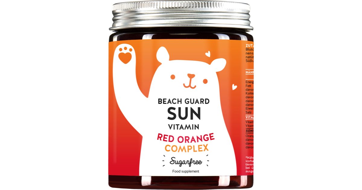 Bears With Benefits Beach Guard Sun Vitamin Gummibärchen zum Kauen für ...
