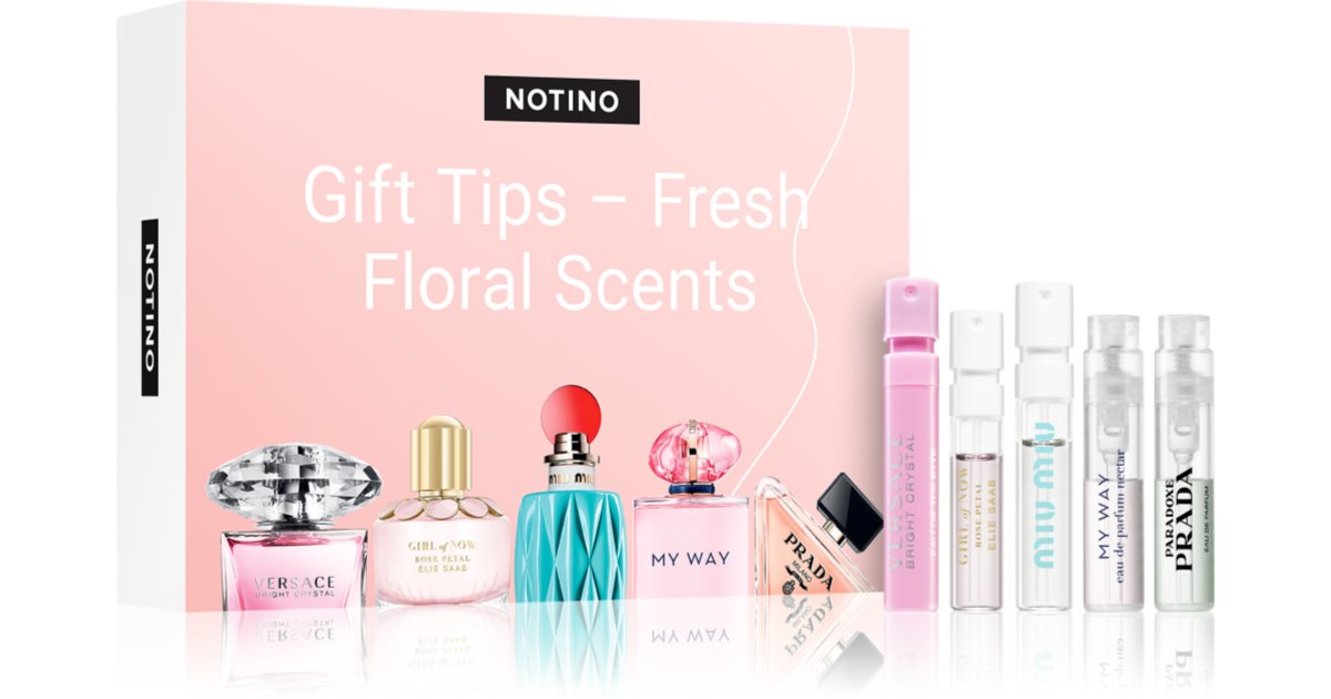 Beauty Discovery Box Notino Gift Tips: Fresh Floral Scents Set für Damen | Notino