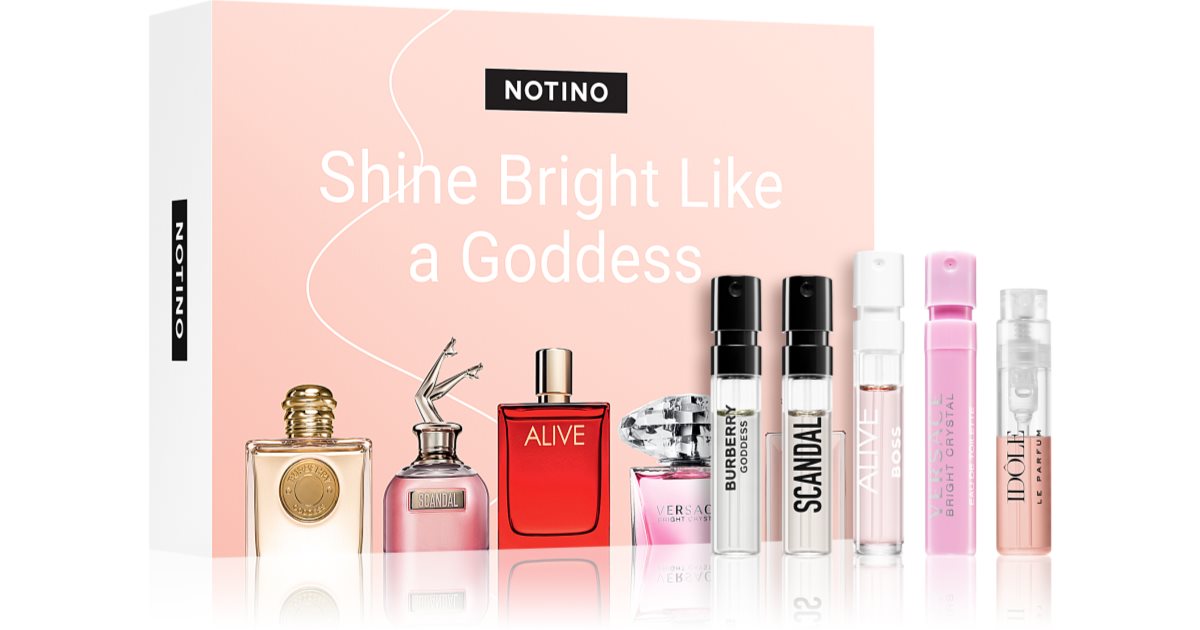 Beauty Discovery Box Notino Shine Bright Like a Goddess set for women ...